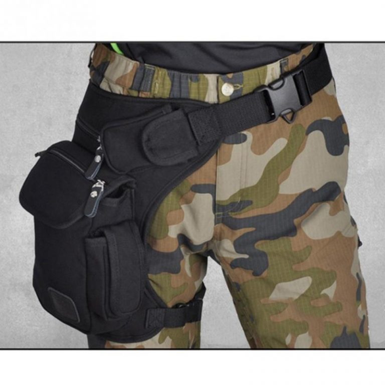 Thigh Bag / Drop Leg Bag / Multi-Pocket Pouch for Outdoors & Traveling